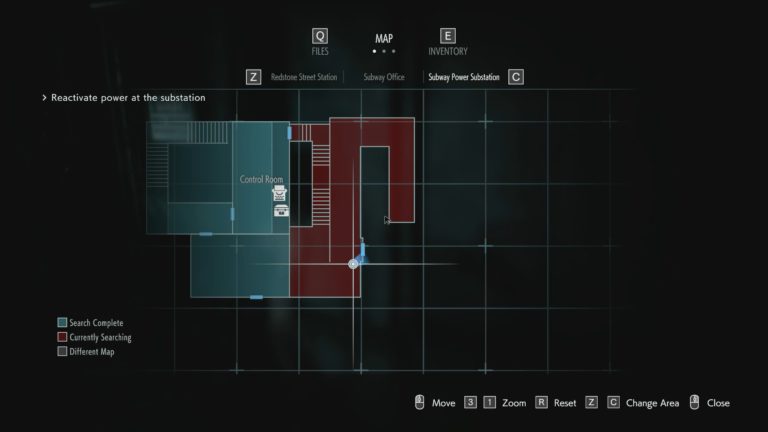 Resident Evil 3 Guide: Subway Power Substation items, documents ...