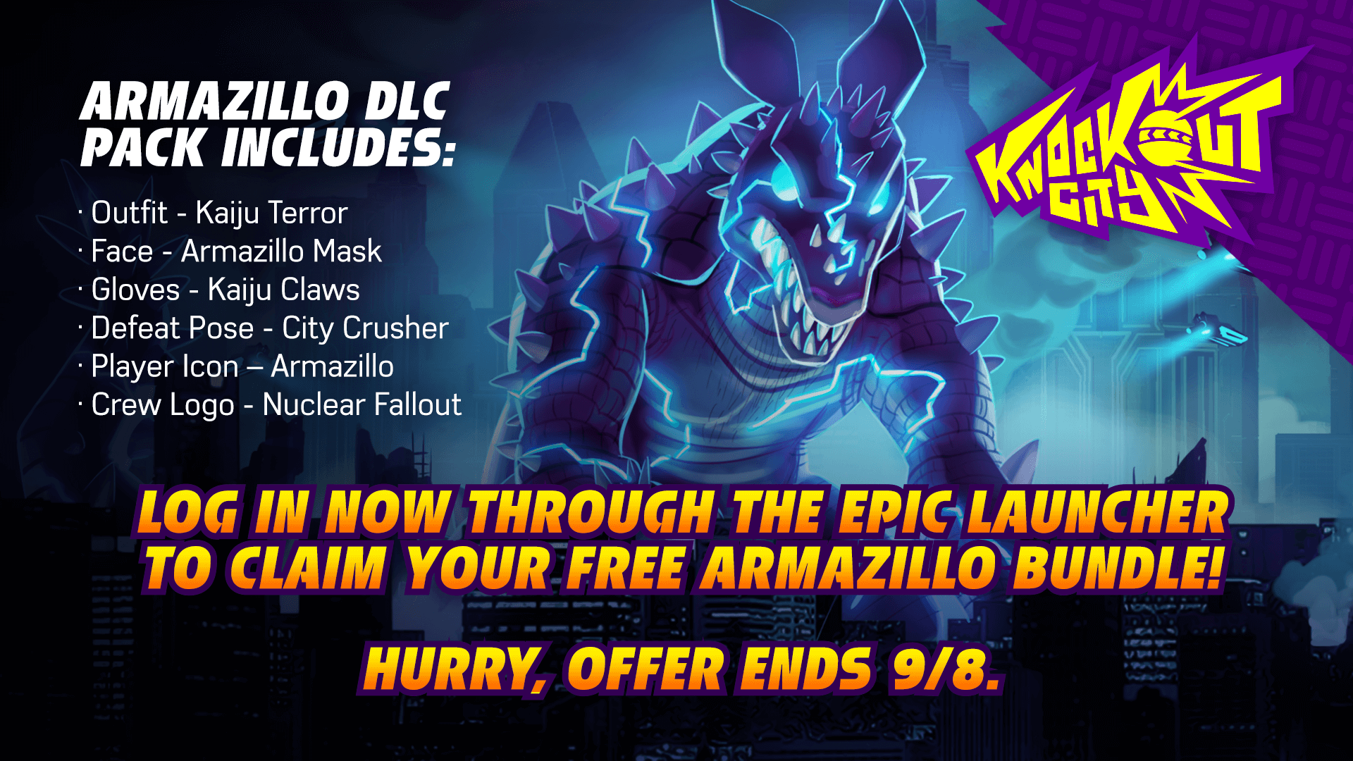 [FREE] Knockout City™ - Armazillo Bundle on Epic Games - GameThroughs