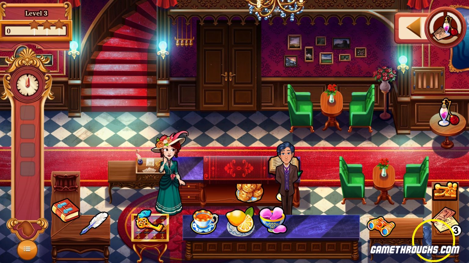 Scarlet's Haunted Hotel - All raven locations - GameThroughs