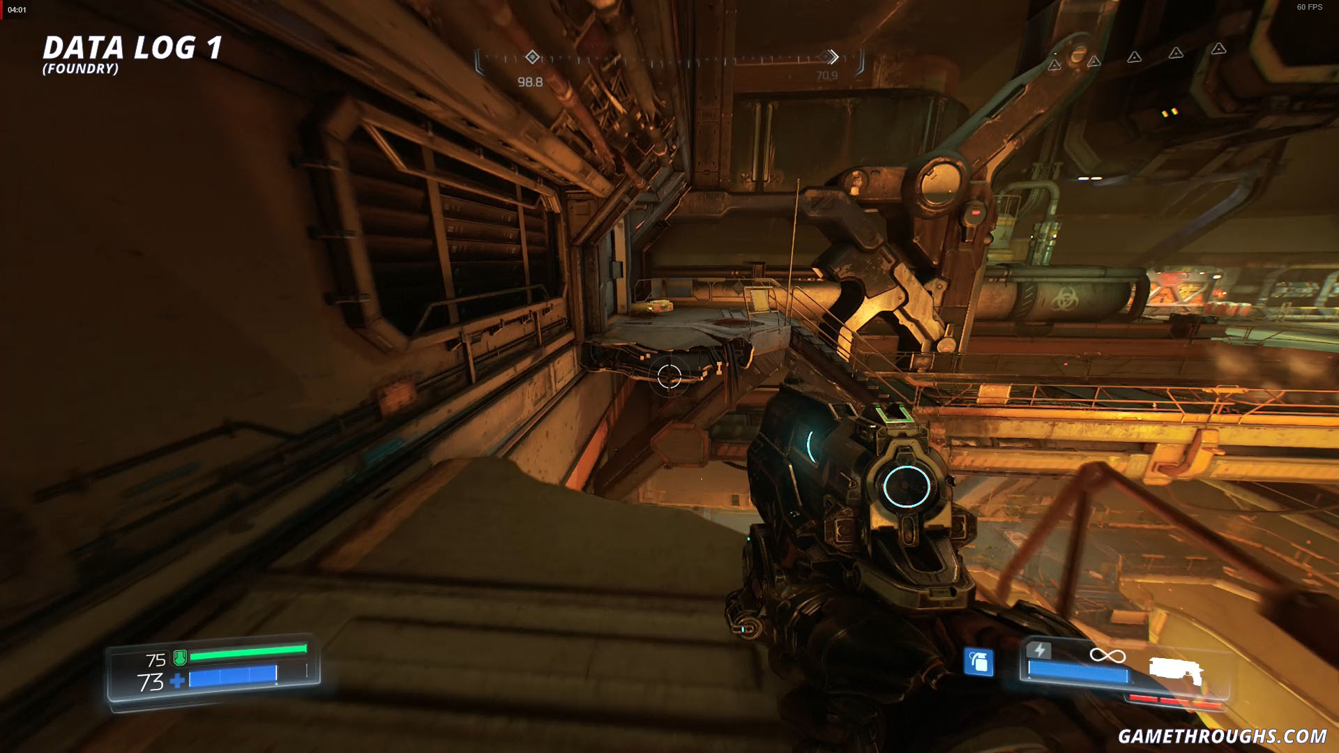 DOOM Mission 3 Foundry - Collectibles, Secrets, Locations Guide - GameThroughs